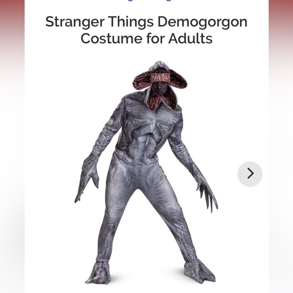 Other | Stranger Things Demogorgon Costume | Poshmark